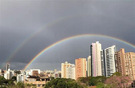 TEMPO sol e chuva Curitiba deve ter arco íris hoje