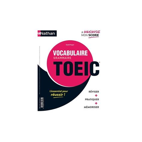 Grammaire Vocabulaire Toeic Livre 2020