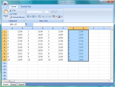 Syncfusion Essential Grid For Wpf Screenshots