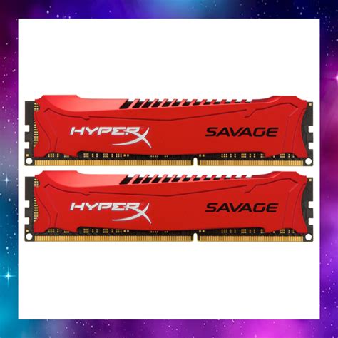 แรมไทยแท้ 8gb 4gbx2 Ddr3 1600mhz Ram หน่วยความจำ Kingston Hyperx Savage ใช้งานปกติ ประกัน