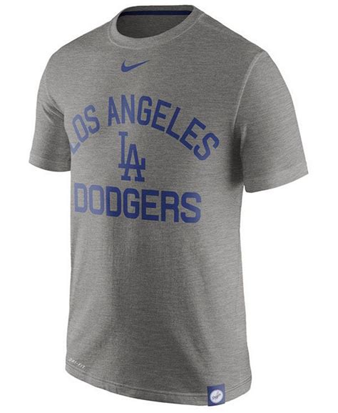 Nike Mens Los Angeles Dodgers Dri Fit Slub Arch T Shirt Macys