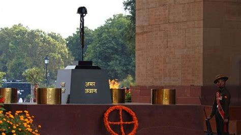 Historic Amar Jawan Jyoti Merged With Eternal Flame At National War