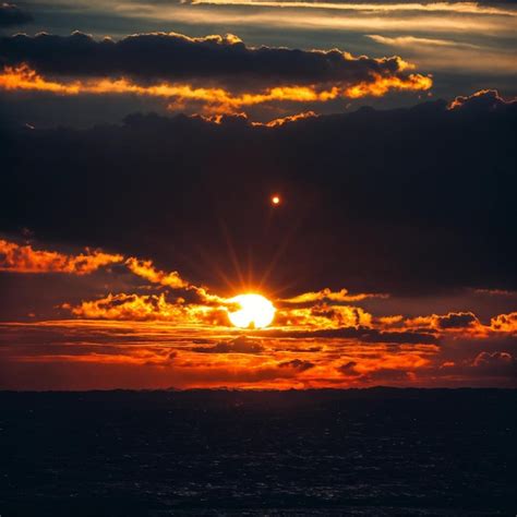 Premium Photo Sun Exploding In The Night Sky
