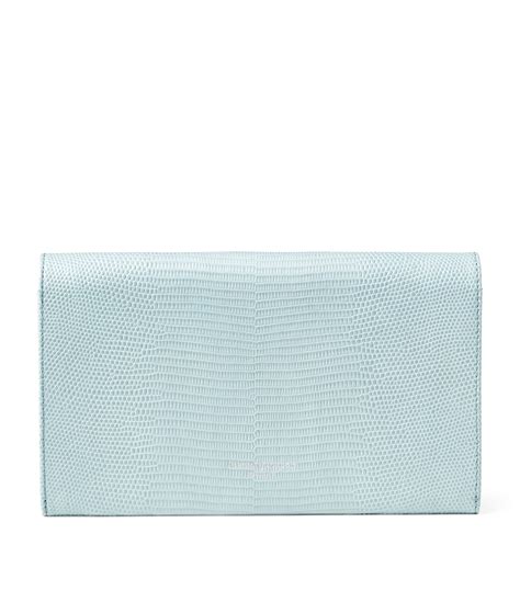 Aspinal Of London Blue Leather Travel Wallet Harrods UK