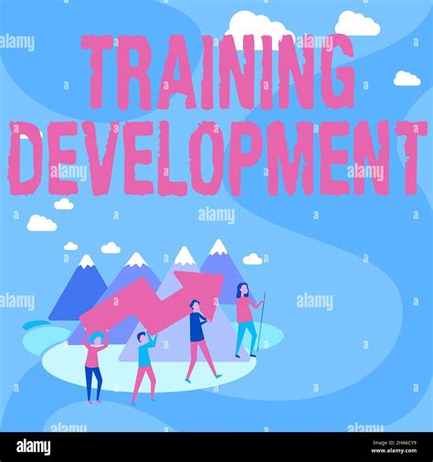 Writing Displaying Text Training Development Business Showcase Learn And Expand Skills And