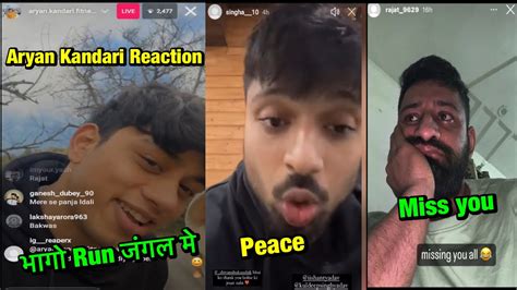 Rajat Dalal Miss Youaryan Kandari Reaction Singha Reply