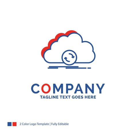 Company Name Logo Design For Cloud Syncing Sync Data
