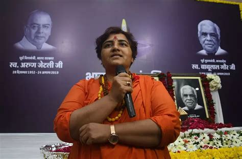 Bjp Mp Pragya Thakur Booked For Hate Speech Over Her Sharpen The