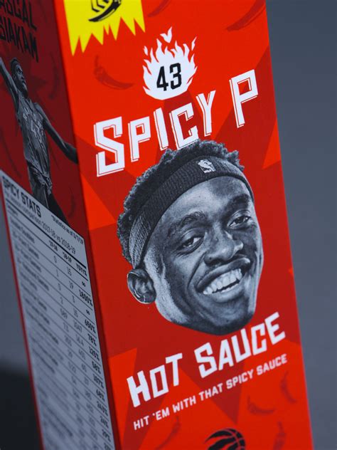 Pascal Siakam Spicy P Hot Sauce Packaging Design 🌶 On Behance