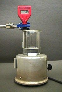 The Setup For This Experiment Includes A PH Probe Meter To Measure The PH Of The Solution And A