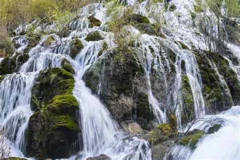 Jiuzhaigou National Park Sichuan Province China Stock Image Image