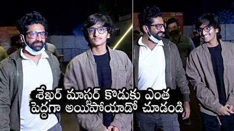 Sekhar Master Son Vinni Latest Transformation At Santhosham Awards 2022