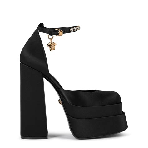 Versace Medusa Aevitas Platform Pumps Women Black 1b00v Flannels