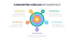 5 Layer Concentric Circles Infographic SlideBazaar