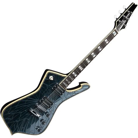 Ibanez Ps3cm Paul Stanley Signature Cracked Mirror 6 String Rh Electric