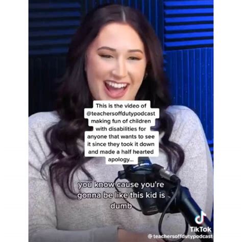 Lauran Woolleys Apology For Her Teachers Off Duty Podcast Comments