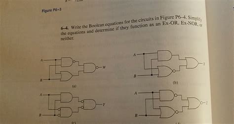 Solved Figure P Write The Boolean Equations For The Chegg Com
