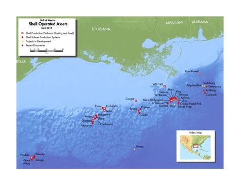 Shell Deepwater Gulf Of Mexico Map Business News