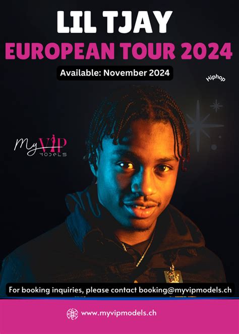 Lil Tjay Live In Europe November 2024 Tour Announcement Myvipmodels