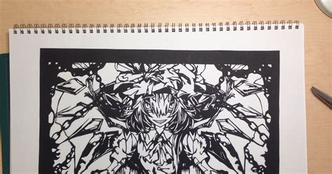 切り絵 切り絵練習中〜完成途中〜 今宵は十六夜切ります‼︎のイラスト Pixiv