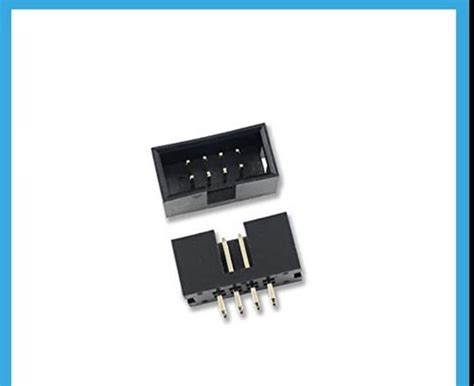 Jual Socket Idc Male 2x4 8 Pin 8p 2 54mm Box Header Connector Konektor