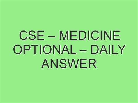 Cse Medicine Optional Daily Answer Writing Microbiology Oct 29