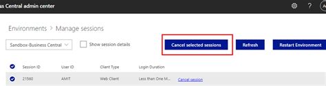 Kill Or Cancel Sessions In D365 Bc Of Saas Or Online Version