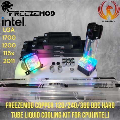 Freezemod Copper DDC Hard Tube Liquid Cooling Kit For CPU INTEL Shopee Malaysia