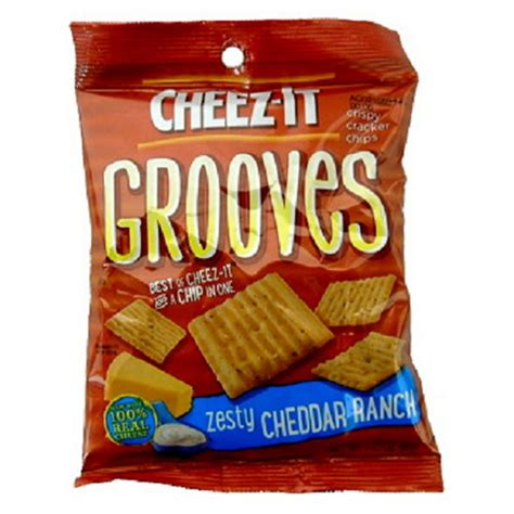 Product Of Cheez It Grooves Zesty Cheddar Ranch Count 6 3 25 Oz