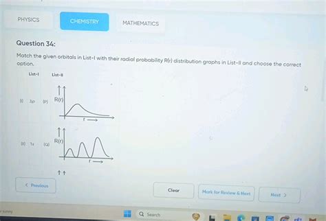 PHYSICS CHEMISTRY MATHEMATICS Question 34 StudyX