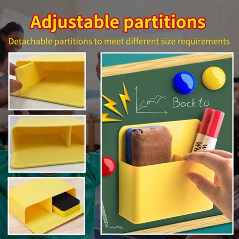 Reeknokol Magnetic Marker Holder Whiteboard Magnetic Pen Holder Dry