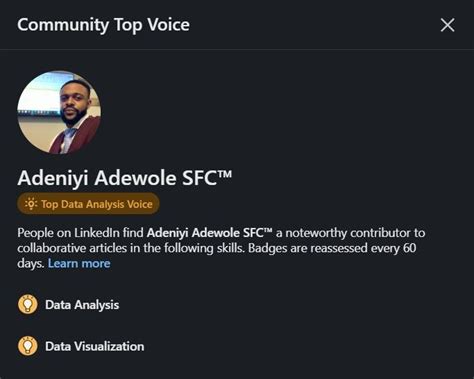 Adeniyi Adewole Sfc™ On Linkedin Dataanalysis Datavisualization
