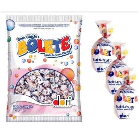 Bala De Chiclete Tutti Frutti Dori Bolete 600g Shopee Brasil
