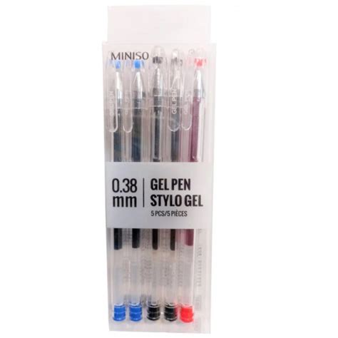 Гел химикалка 5 бр Miniso България
