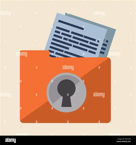 Data Security Design Protect Icon Data Center Illustration Vector