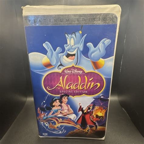 Walt Disney Aladdin Platinum Special Edition Vhs Ntsc Animation Fantasy