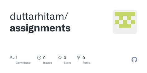 GitHub Duttarhitam Assignments