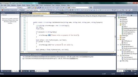 C Asp Net Shopping Cart With Database Part Youtube