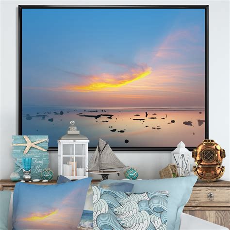 Highland Dunes Tropical Sunset Sky And Sea Ii Nautical And Coastal