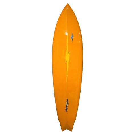 Vintage 1970s Gerry Lopez Model Lightning Bolt Surfboard For Sale At