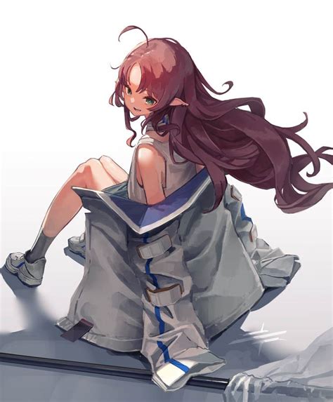 明日方舟插画师tkg的桃金娘插画图片 Bobopic