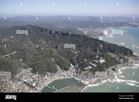 An Aerial Photo Shows Nokogiri Yama Mount Nokogiri Which Is Located