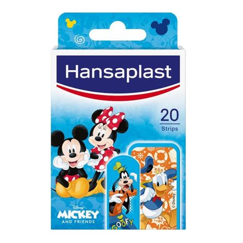 Hansaplast Disney Mickey Mouse And Friends Plasters 20 Strips Acorus
