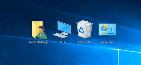 display my computer icon on the desktop in windows 10