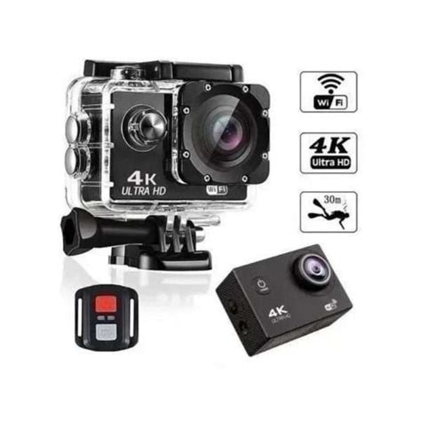 Camara 4k Deportiva Wifi Sumergible Casco Moto Apulso