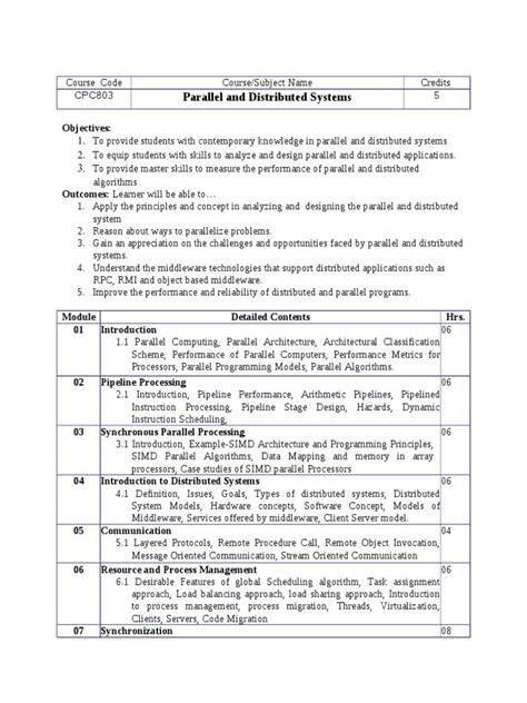 parallel and distributed systems pdf parallel computing
