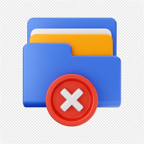 Premium Psd 3d Folder Data File Storage Icon Illustration