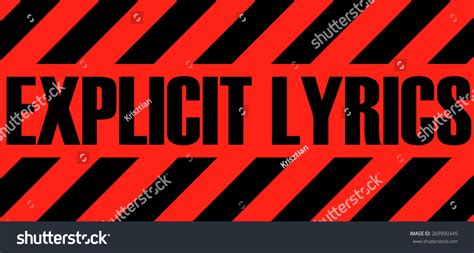 Explicit Lyrics Over 78 Royalty Free Licensable Stock Illustrations
