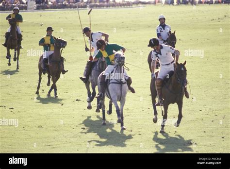 Prince Charles Playing Polo At Windsor Great Park England Circa Charles Rd Fr Left Mallet