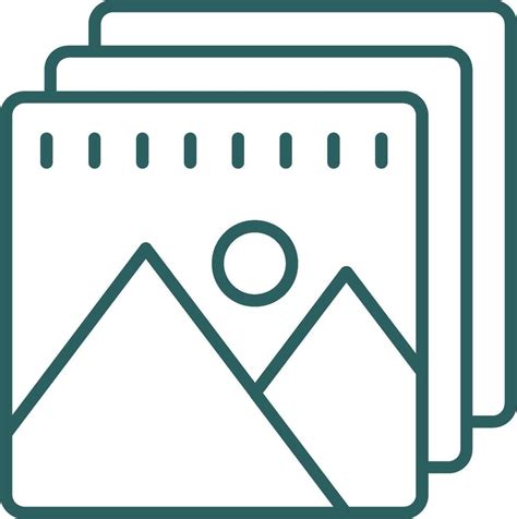 Picture Line Gradient Round Corner Icon 42992086 Vector Art At Vecteezy